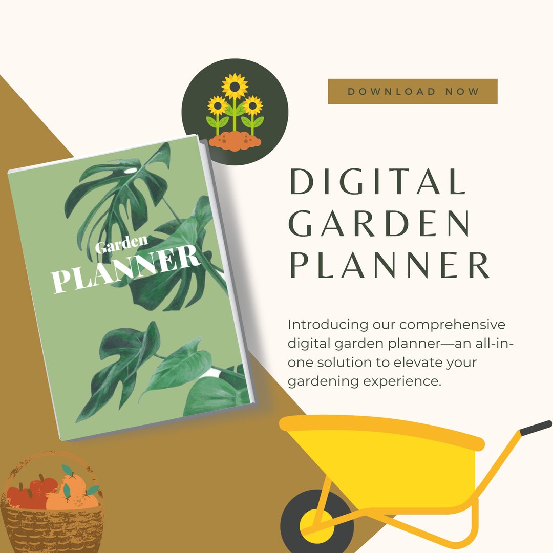 Digital Garden Planner - Vegetable Garden Planner for Gardener ...