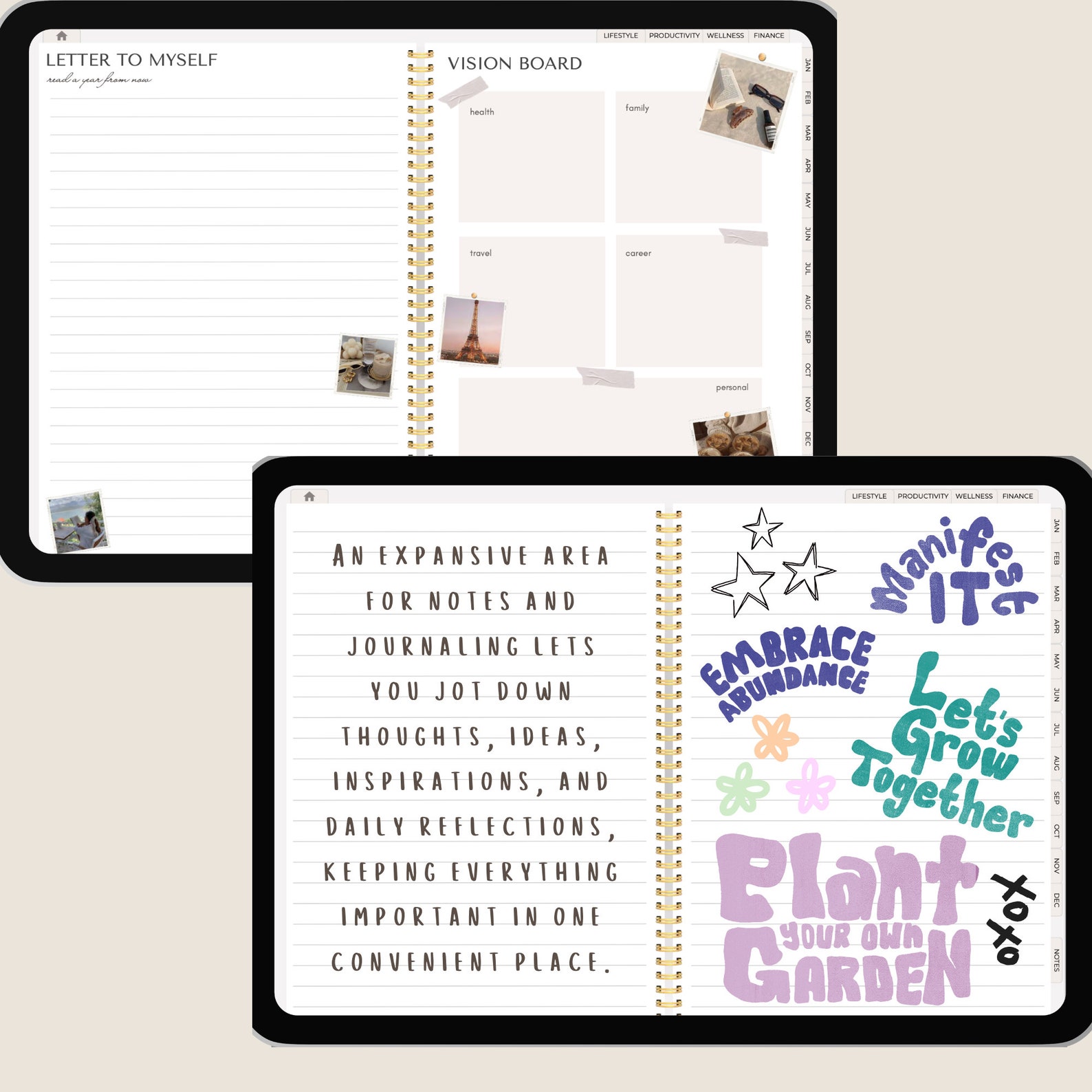 2024 Digital Planner - That Girl Planner|undated Digital Planner|ipad ...
