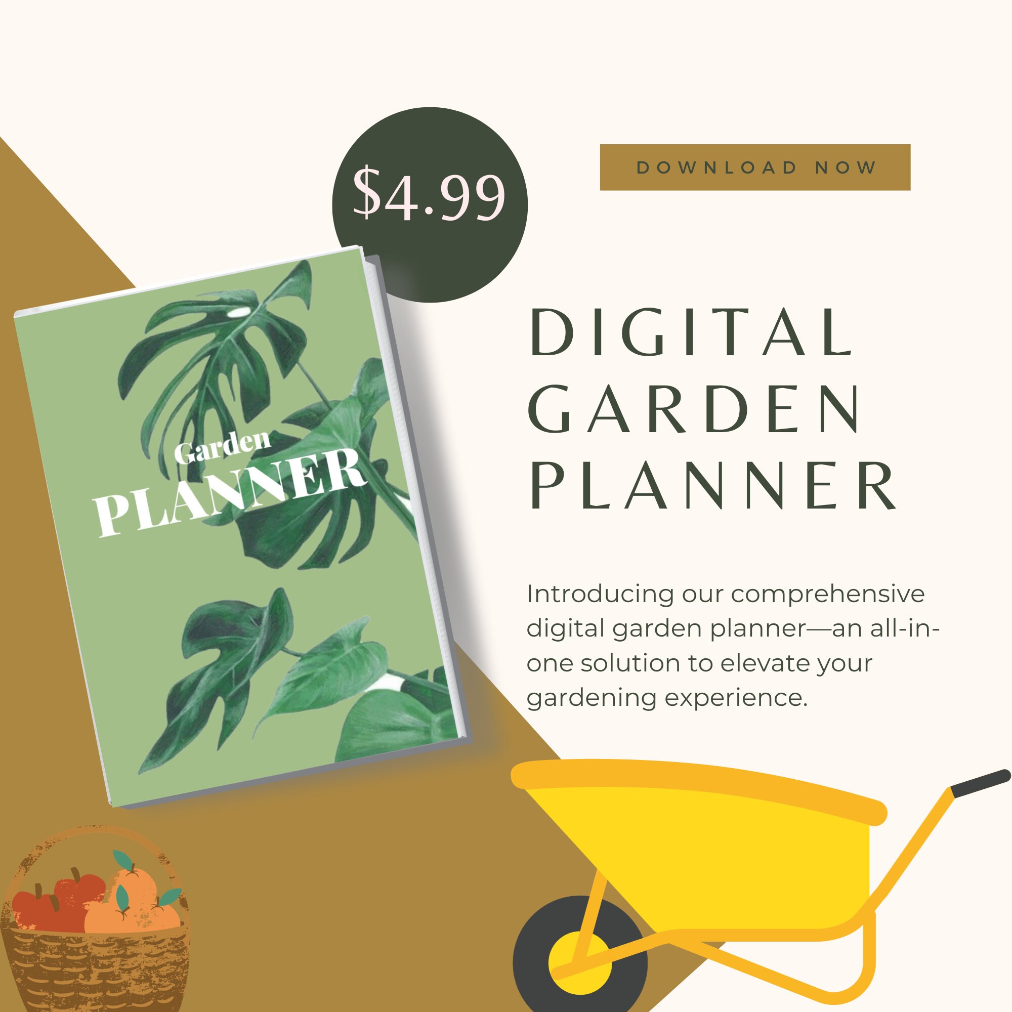 Digital Garden Planner Vegetable Garden Planner for Gardener Printable ...