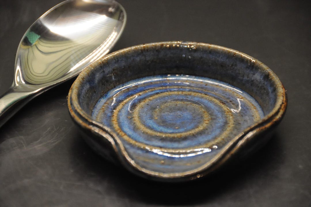 Handmade Wheel Thrown Ceramic Spoon Rest - Etsy