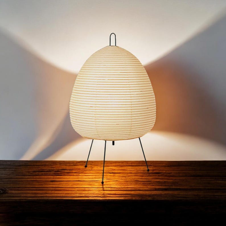 Noguchi Lamp Akari Lamp Japanese LED Lights Japanese Decor Night Lights ...