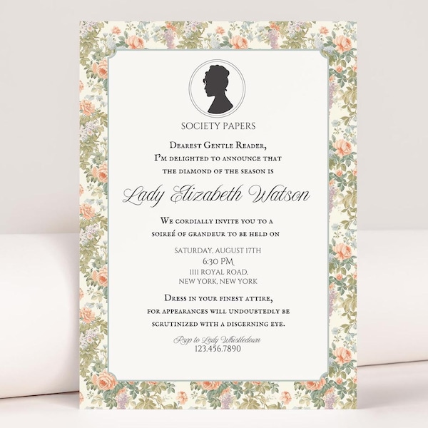 Regency Invite - Etsy