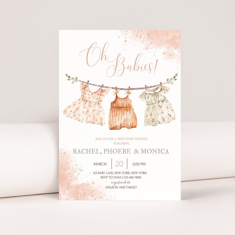 Triplet Girls - Etsy