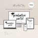Editable Minimalist Graduation Party Invitation, Graduation Invitation ...