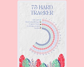 75 Hard Tracker One Page - Etsy