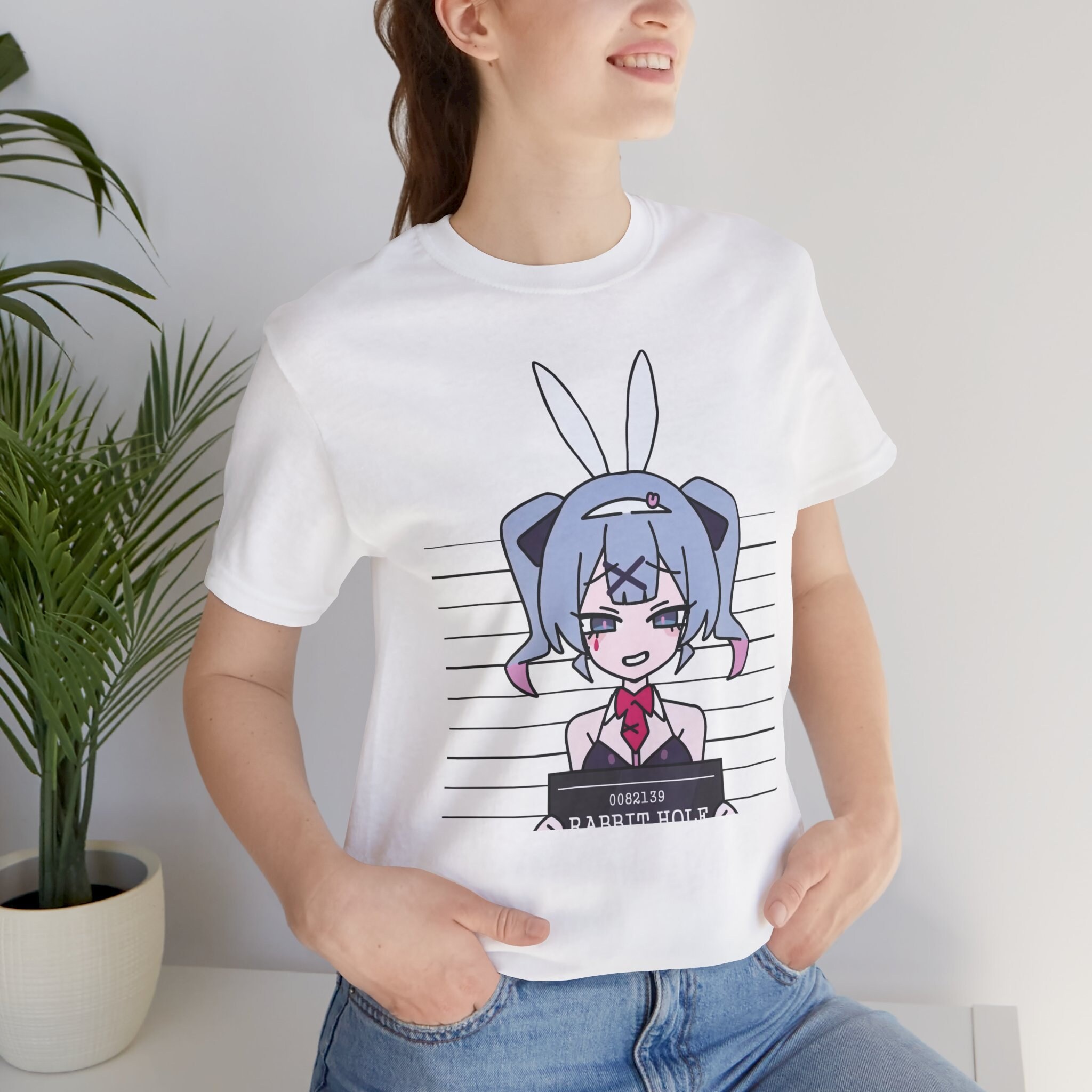 Anime Tshirt Miku Rabbit Hole, Anime Girl Shirt, Anime Waifu Shirt ...