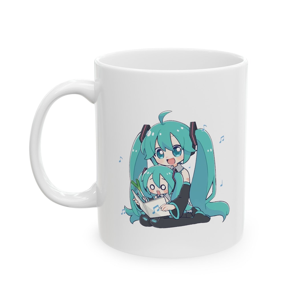 Anime Mug, Anime Cup, Gifts, Accent Coffee Mug, Hatsune Miku, Vocaloid ...