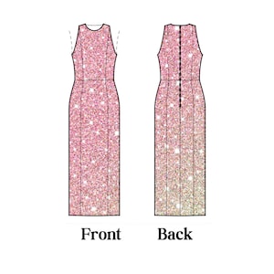 Maxi Dress, Prom Dress Pattern, Formal Dress Pattern, Halter Dress ...