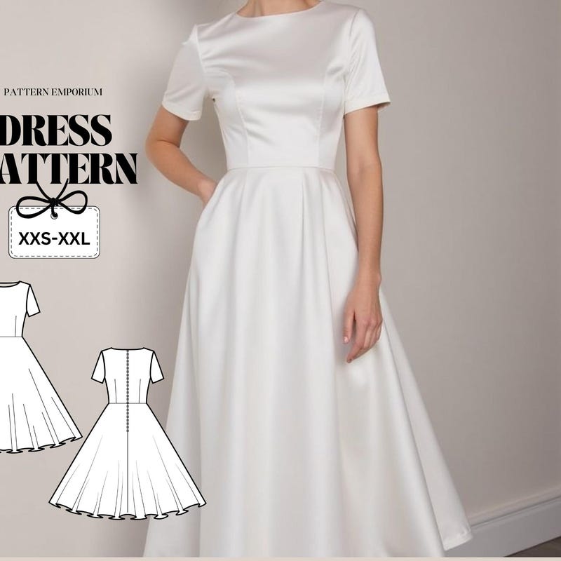 Formal Dress Pattern - Etsy