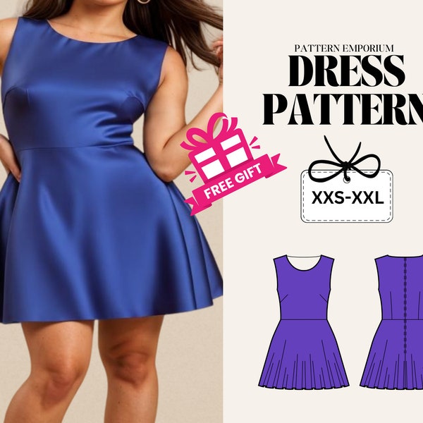 Panel Dress Pattern - Etsy
