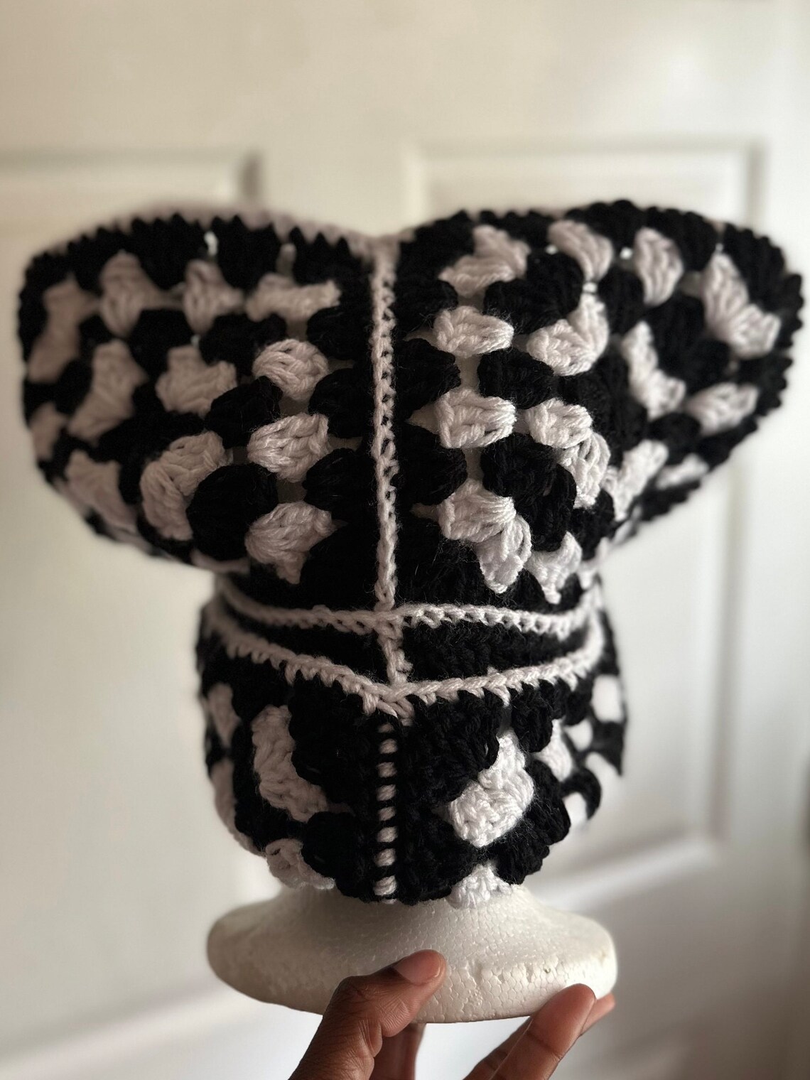 Crochet Granny Square Cat Hat - Etsy