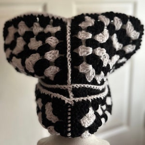 Crochet Granny Square Cat Hat - Etsy