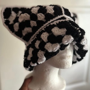 Crochet Granny Square Cat Hat - Etsy