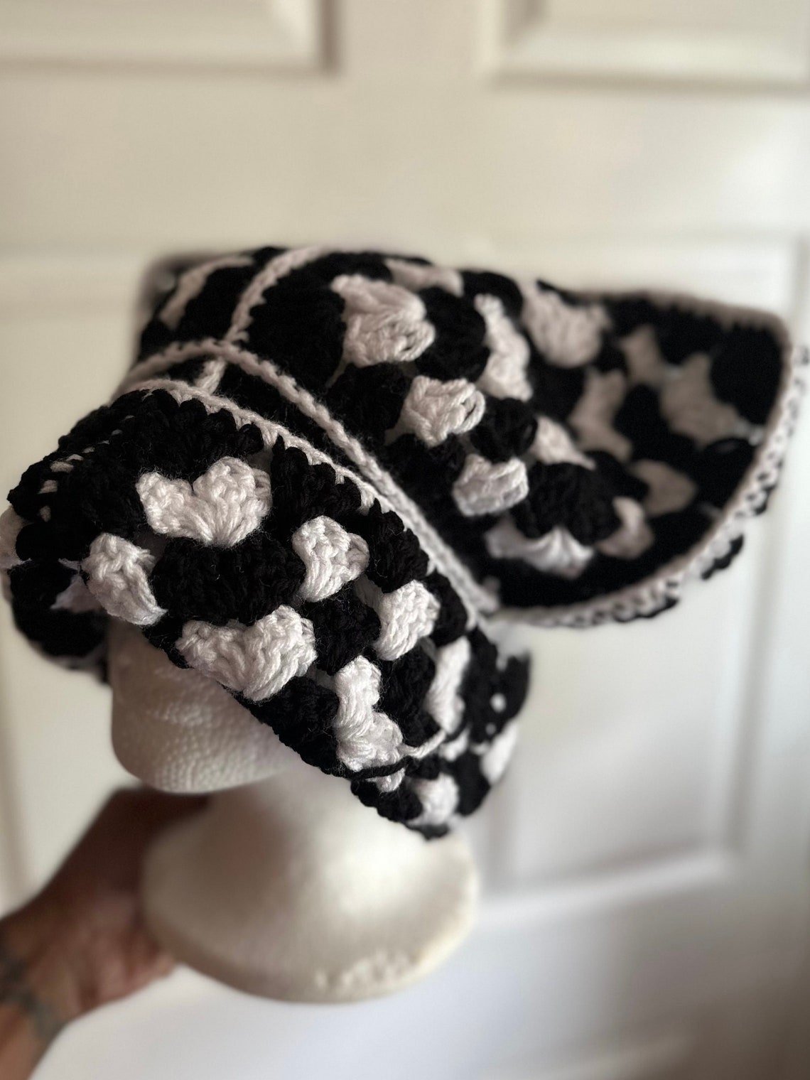 Crochet Granny Square Cat Hat - Etsy