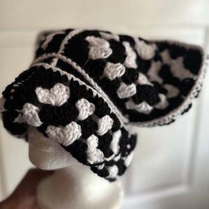 Crochet Granny Square Cat Hat - Etsy