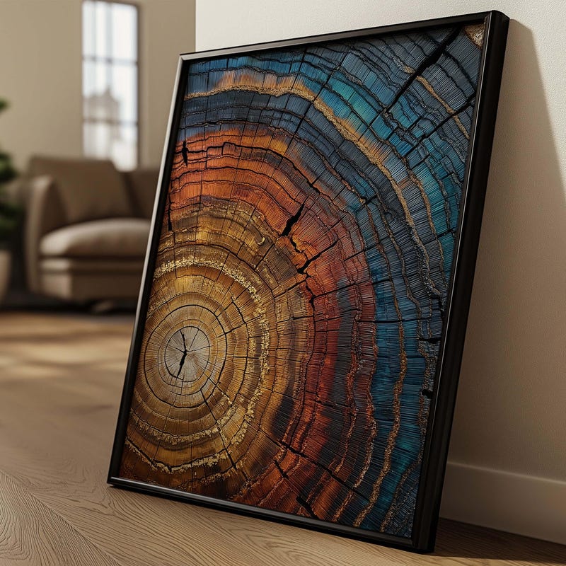 Tree Ring Print - Etsy