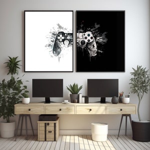 Gaming Prints, Set of 2 Gaming Prints, Gaming Room Decor, Gaming Poster ...