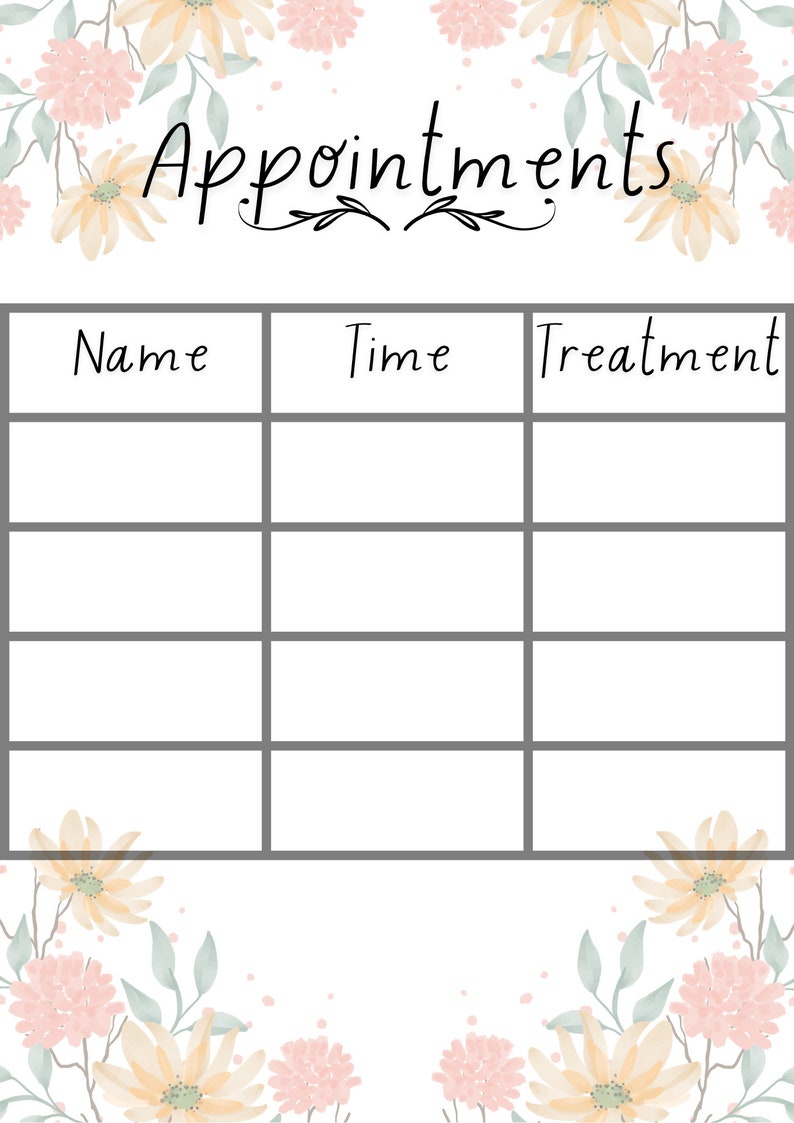 Spa Day Pretend Play/dramatic Play/role Play Digital File, Printable ...