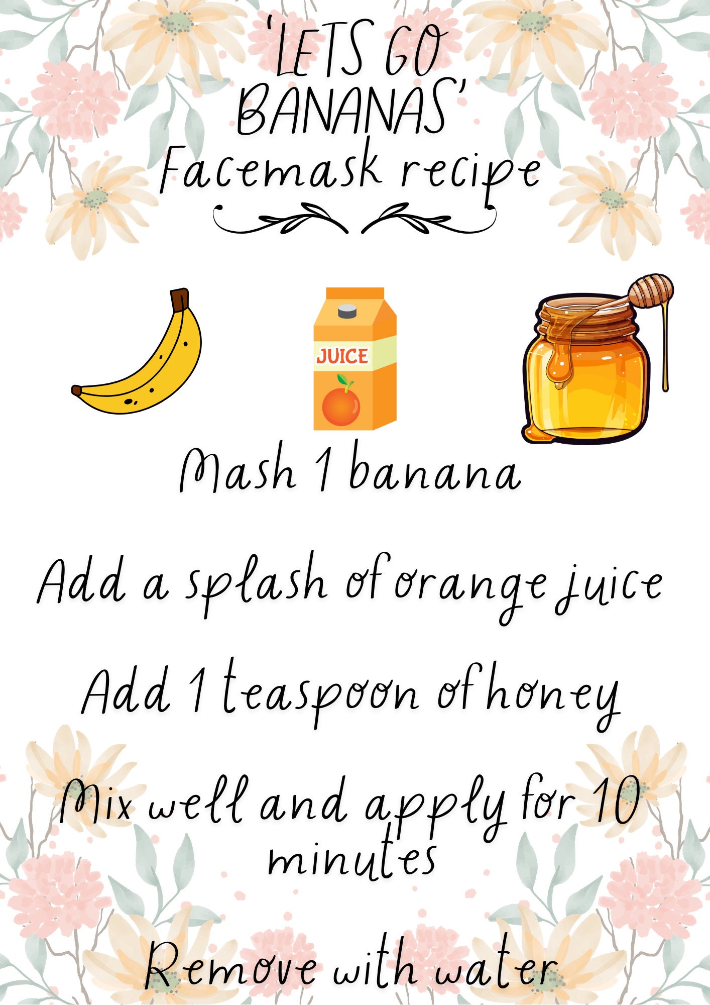 Spa Day Pretend Play/dramatic Play/role Play Digital File, Printable ...