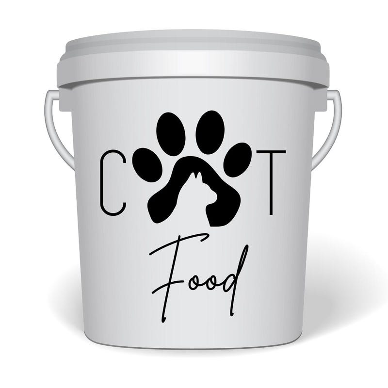 Cat Food Container - Etsy