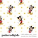 Mickey Mouse Aviator Seamless Repeat Pattern, Aviator Mickey Seamless ...
