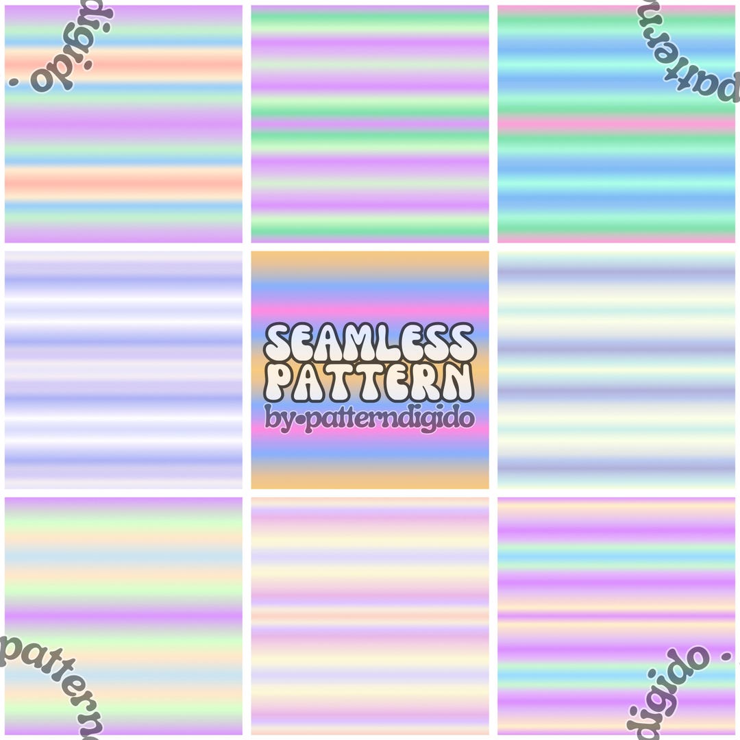 101 Seamless Holographic Gradient Pattern Papers | Holo Repeating ...