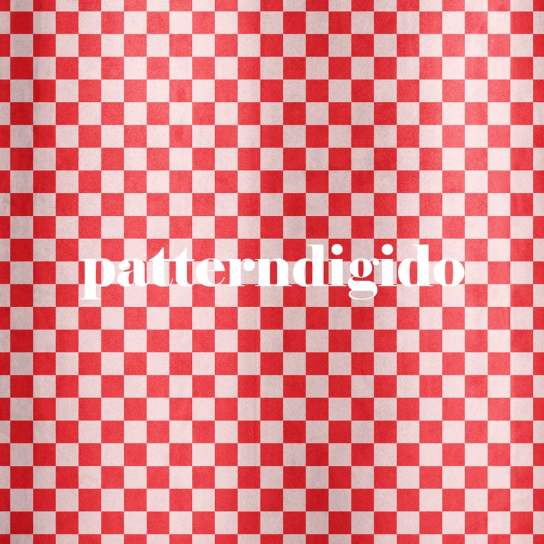 Pink and Red Checkered Seamless Pattern, Valentines Day Pattern ...