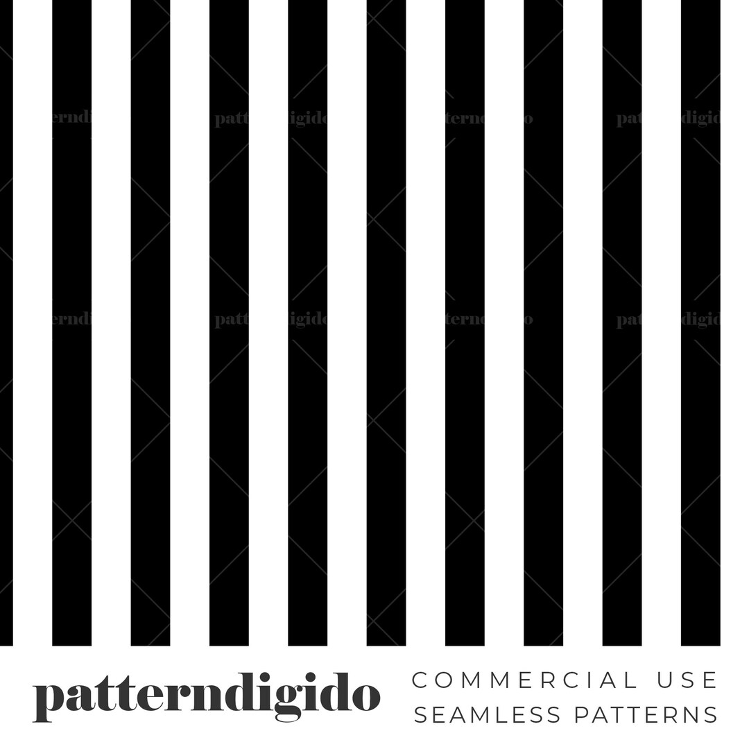 Black and White Stripes Seamless Repeat Pattern File, Basic Stripes ...