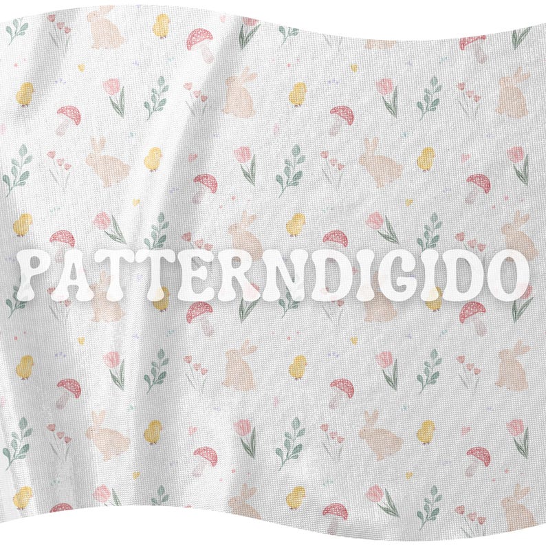 Watercolor Spring Animals Seamless Pattern | Rabbit | Chick | Easter ...