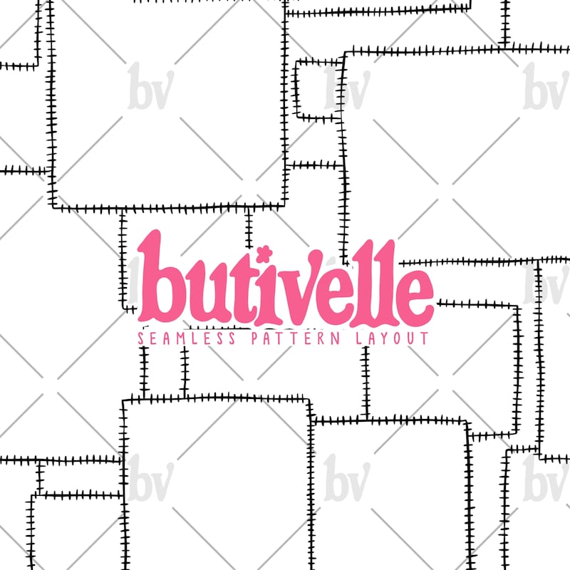 Seamless Patch Work Pattern - Etsy