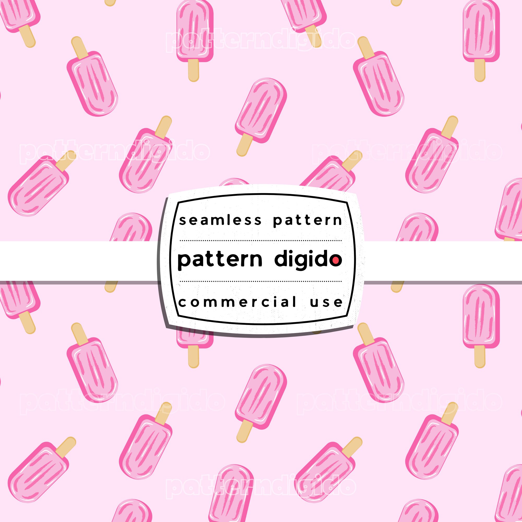 Ice Cream Seamless Repeat Pattern, Summer Pattern, Retro Boho Pattern ...