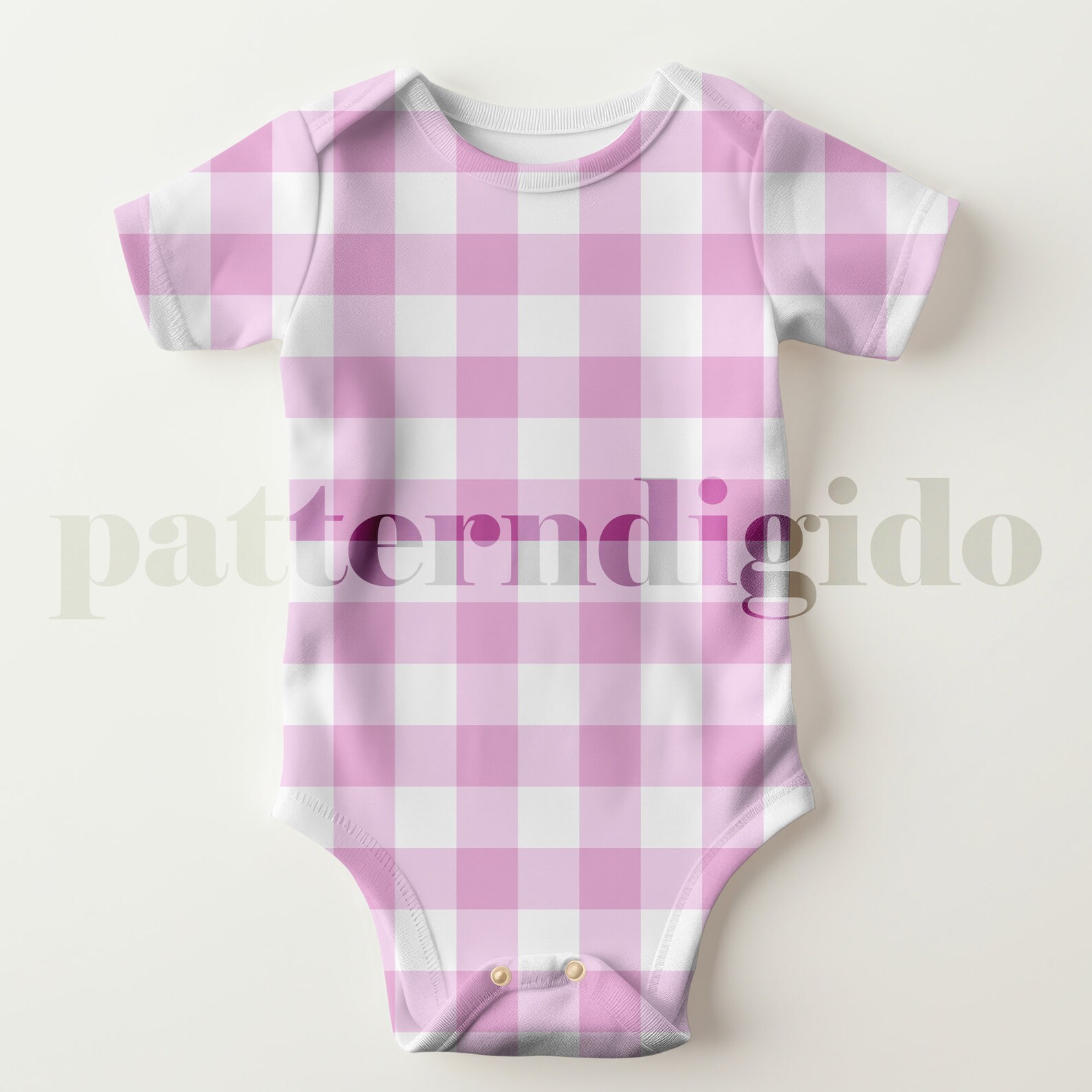 Pink and White Checkered Seamless Pattern, Gingham Pattern ...