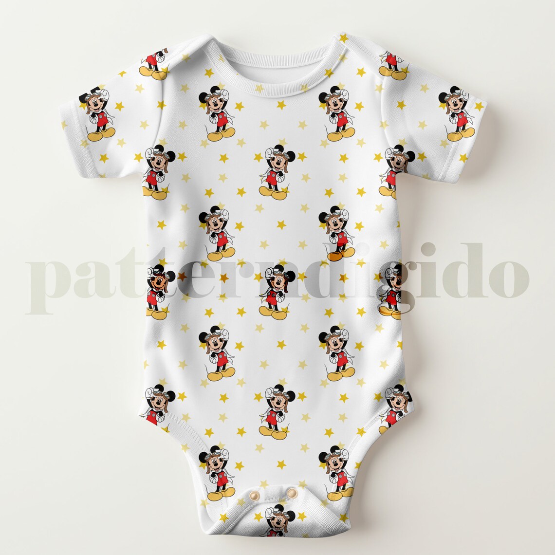 Mickey Mouse Aviator Seamless Repeat Pattern, Aviator Mickey Seamless ...