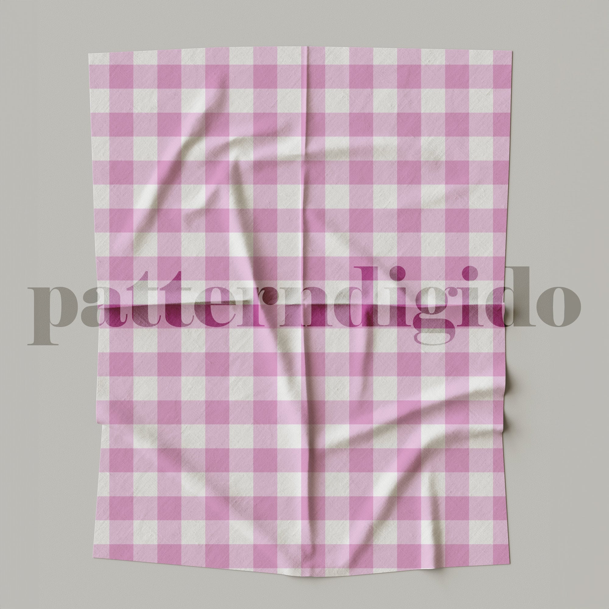 Pink and White Checkered Seamless Pattern, Gingham Pattern ...