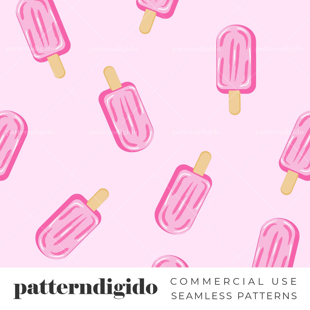 Ice Cream Seamless Repeat Pattern, Summer Pattern, Retro Boho Pattern ...