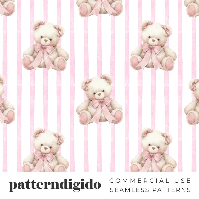 Teddy Bear Print - Etsy