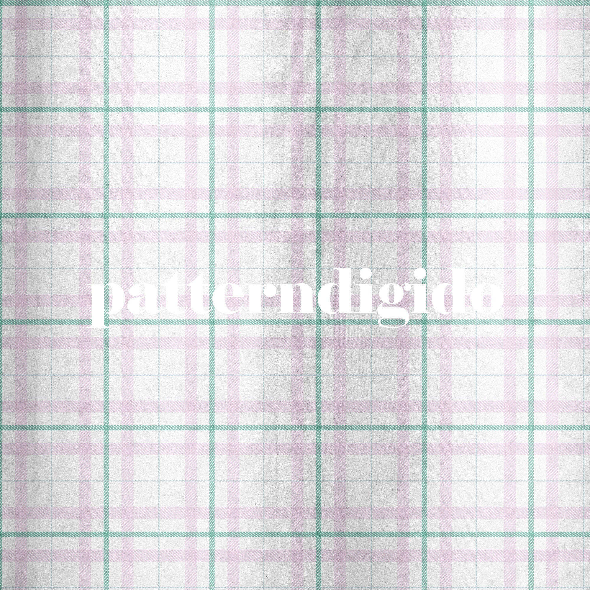 Pink Buffalo Plaid Seamless Pattern File, Pastel Gingham Seamless ...