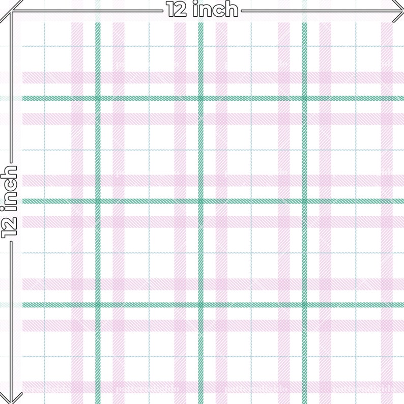 Pink Buffalo Plaid Seamless Pattern File, Pastel Gingham Seamless ...
