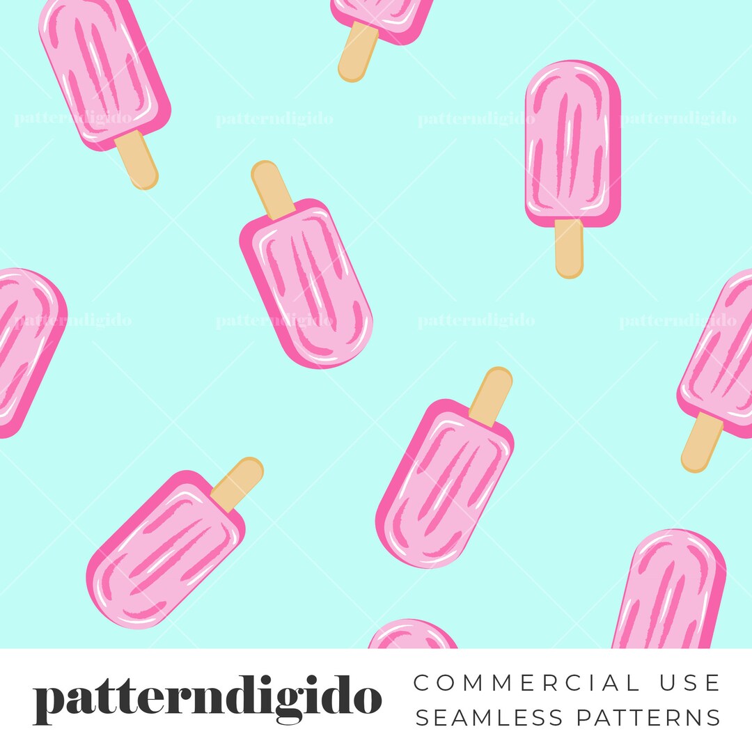 Ice Cream Seamless Repeat Pattern, Summer Pattern, Retro Boho Pattern ...