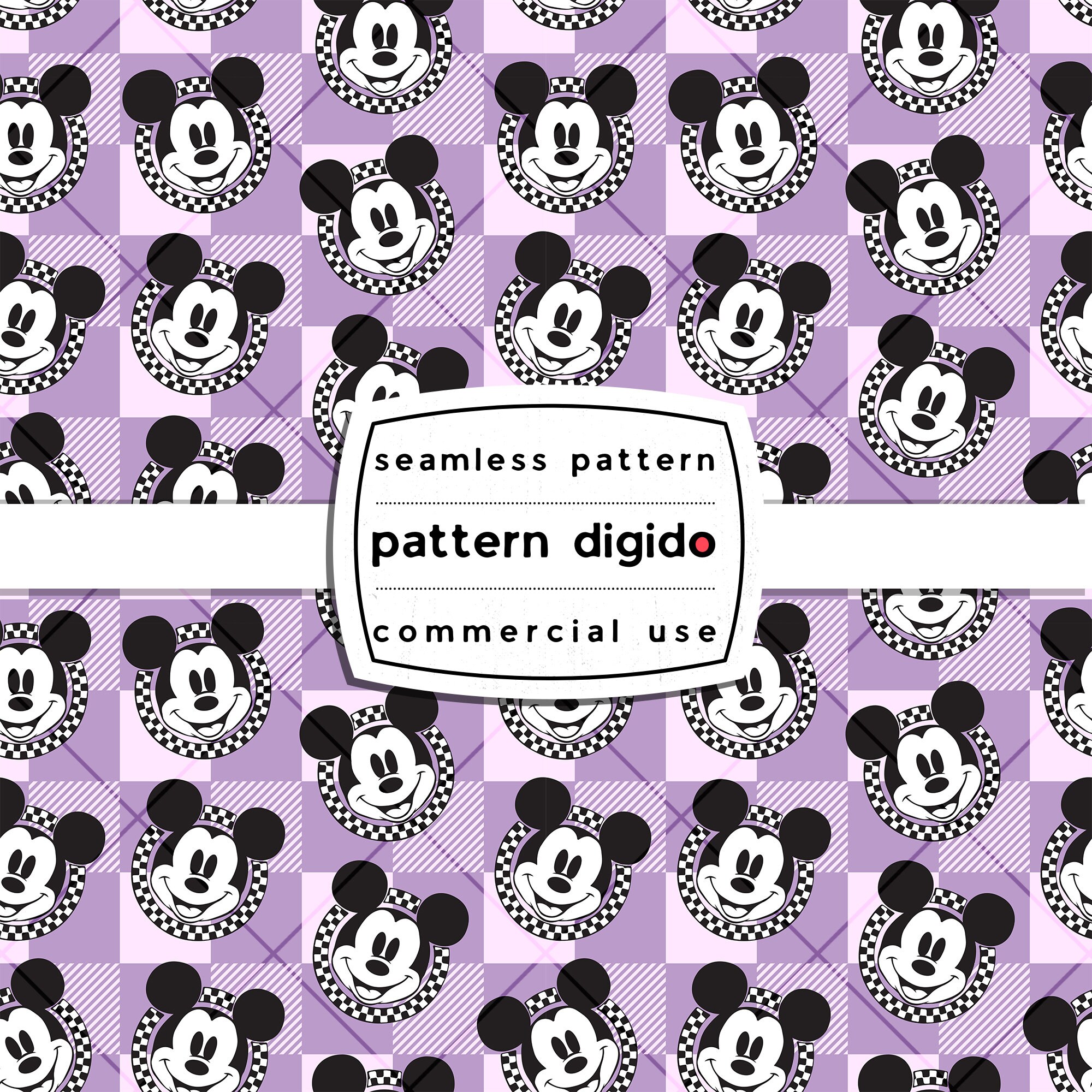 Mickey Mouse Seamless Repeat Pattern, Mickey Pattern, Mickey Digital ...