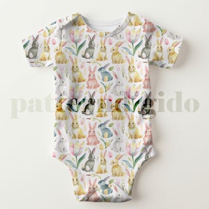 Easter Seamless Repeat Pattern File, Cute Bunny Seamless File for ...