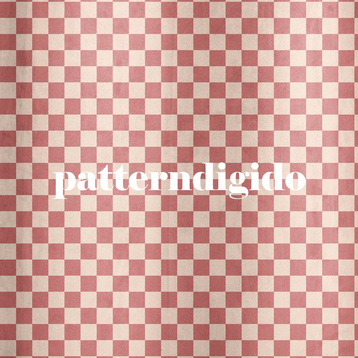 Indian Red Checkered Seamless Pattern, Brown Boho Pattern, Checkerboard ...