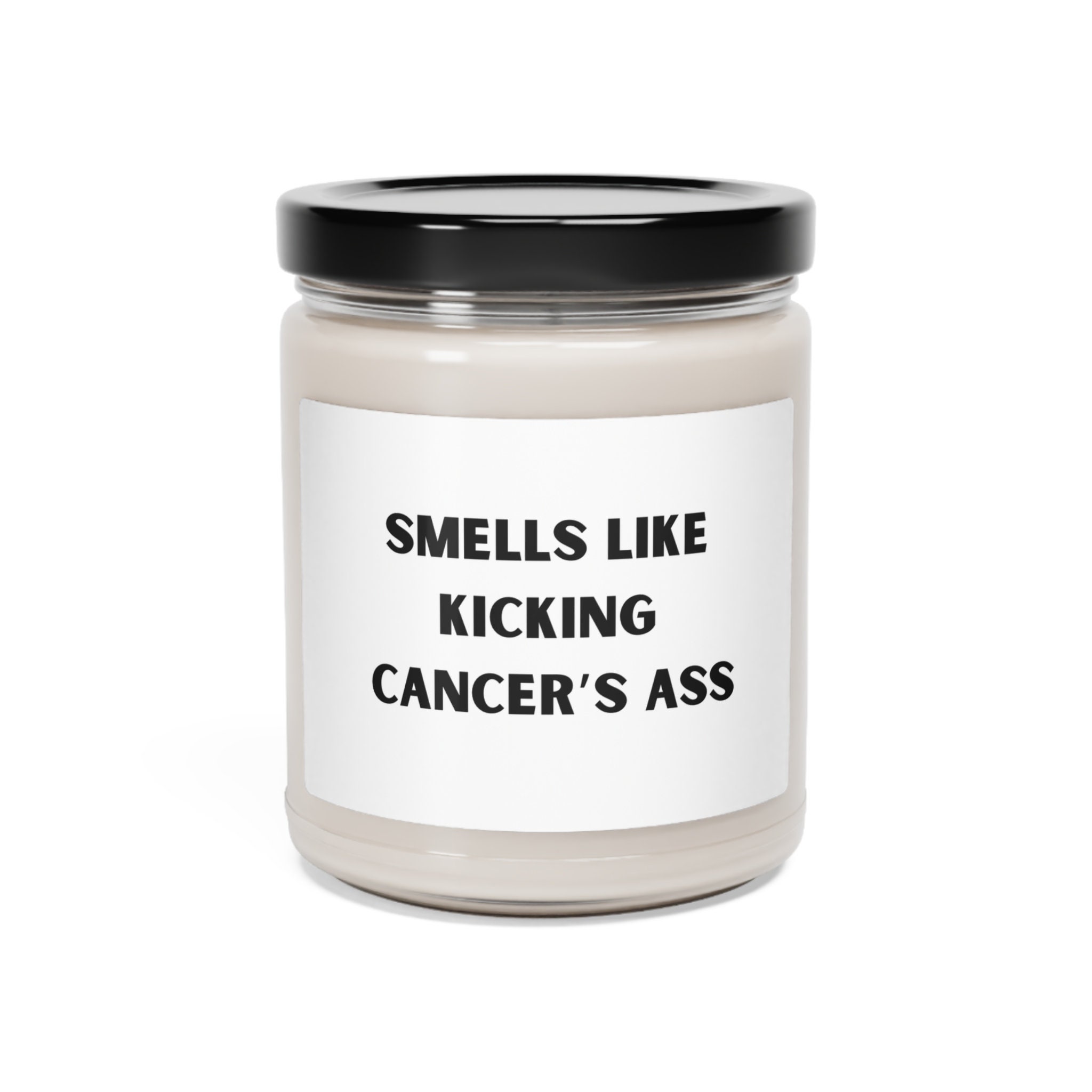 Kicking Cancers Ass Scented Soy Candle, 9oz - Etsy
