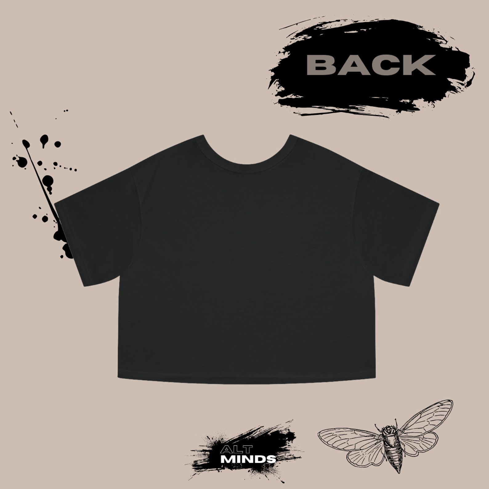 Sleep Token Inspired Crop Top Not All Heroes for Sleep Token Fans Black ...
