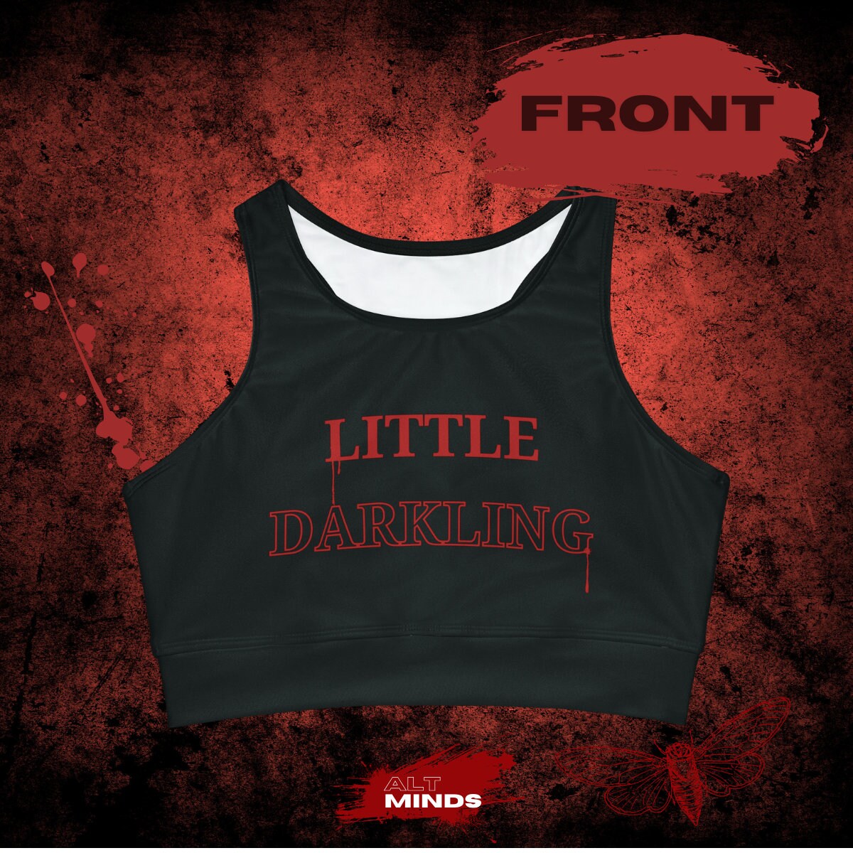 Goth Swimsuit gothic Swimwear little Darkling alternative Swimsuit emo ...