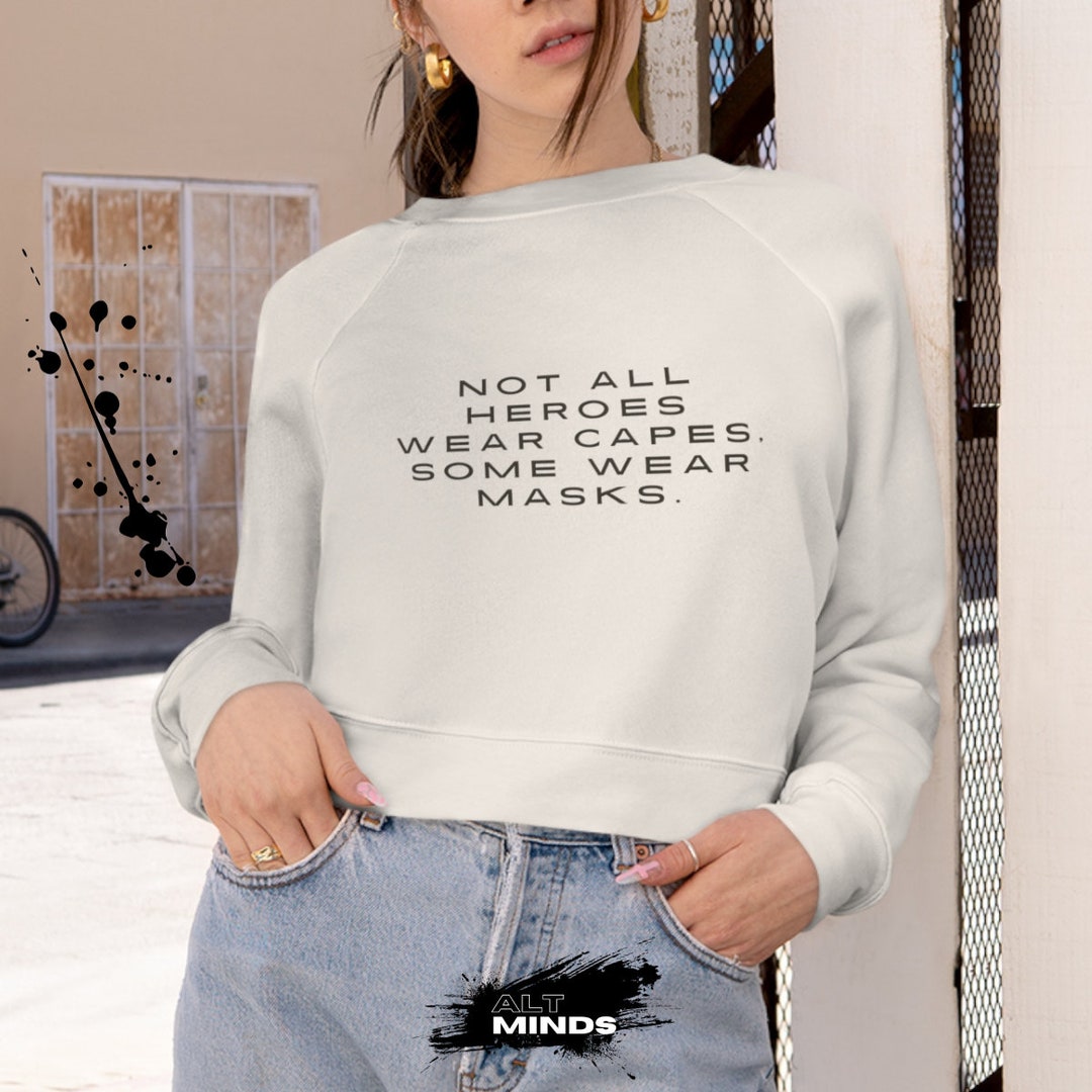 Sleep Token Inspired Not All Heroes Wear Capes sleep Token Fan Cropped ...