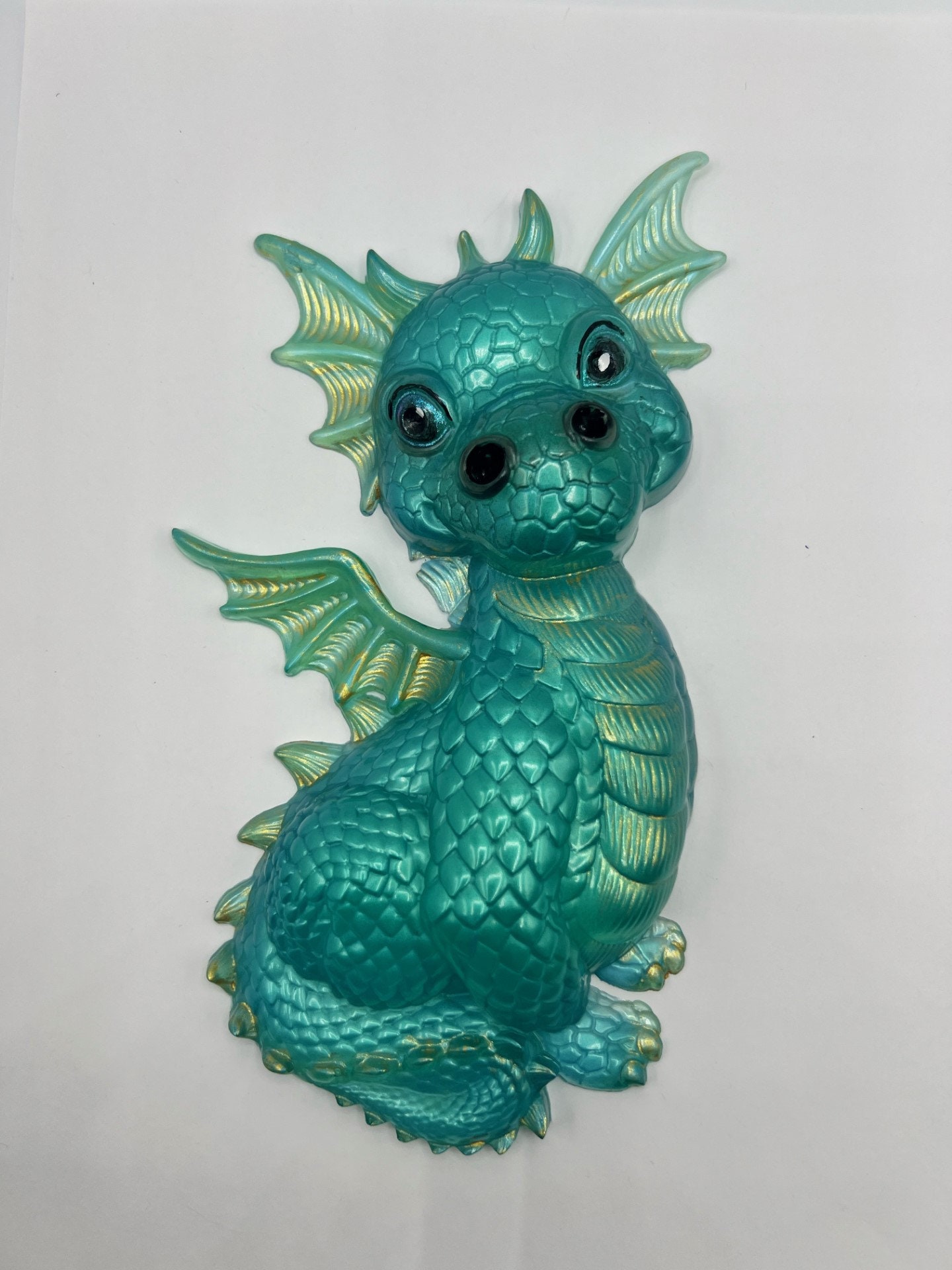 Resin Dragon, Resin Dragon Figurine, Home Decor, Fairy Garden Dragon ...