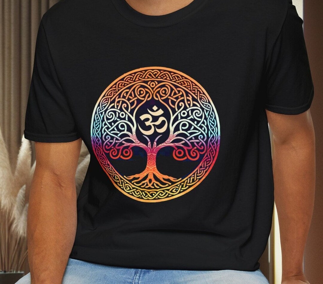 Celtic Tree of Life Om T-shirt, Tree of Life Shirt, Soft and Comfy ...