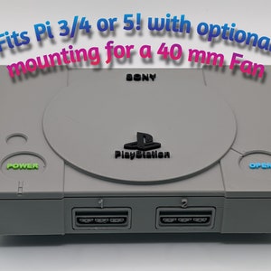 3D Printed Playstation 1 Case for Raspberry Pi 4/5 – Retro Gaming ...