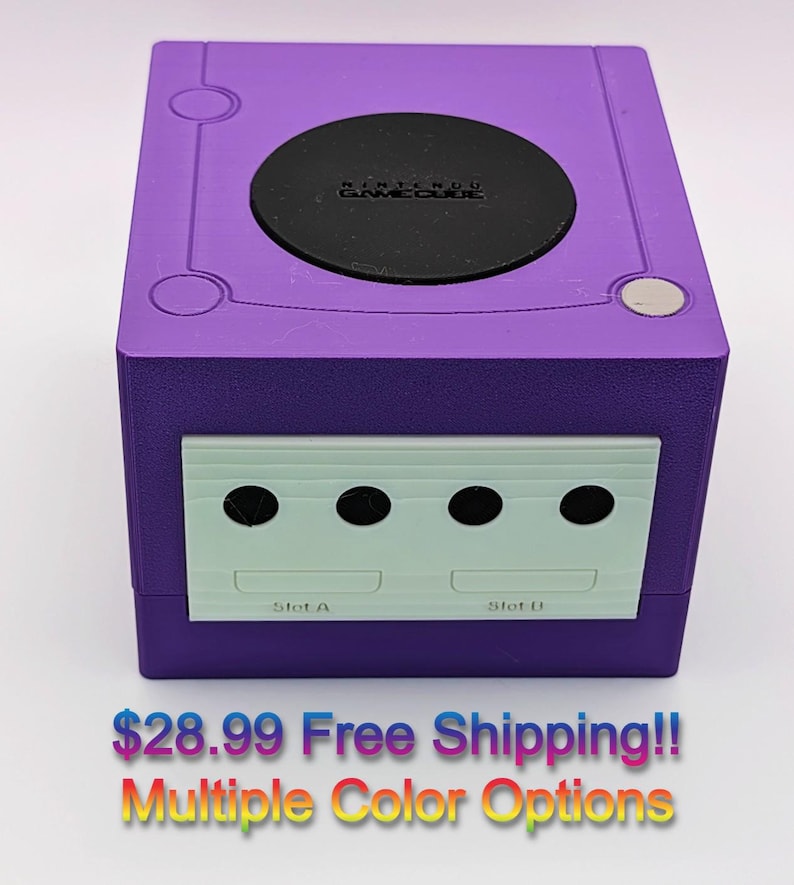 Retro Vintage Gamecube Console Raspberry Pi Case Iconic Cube Design for ...